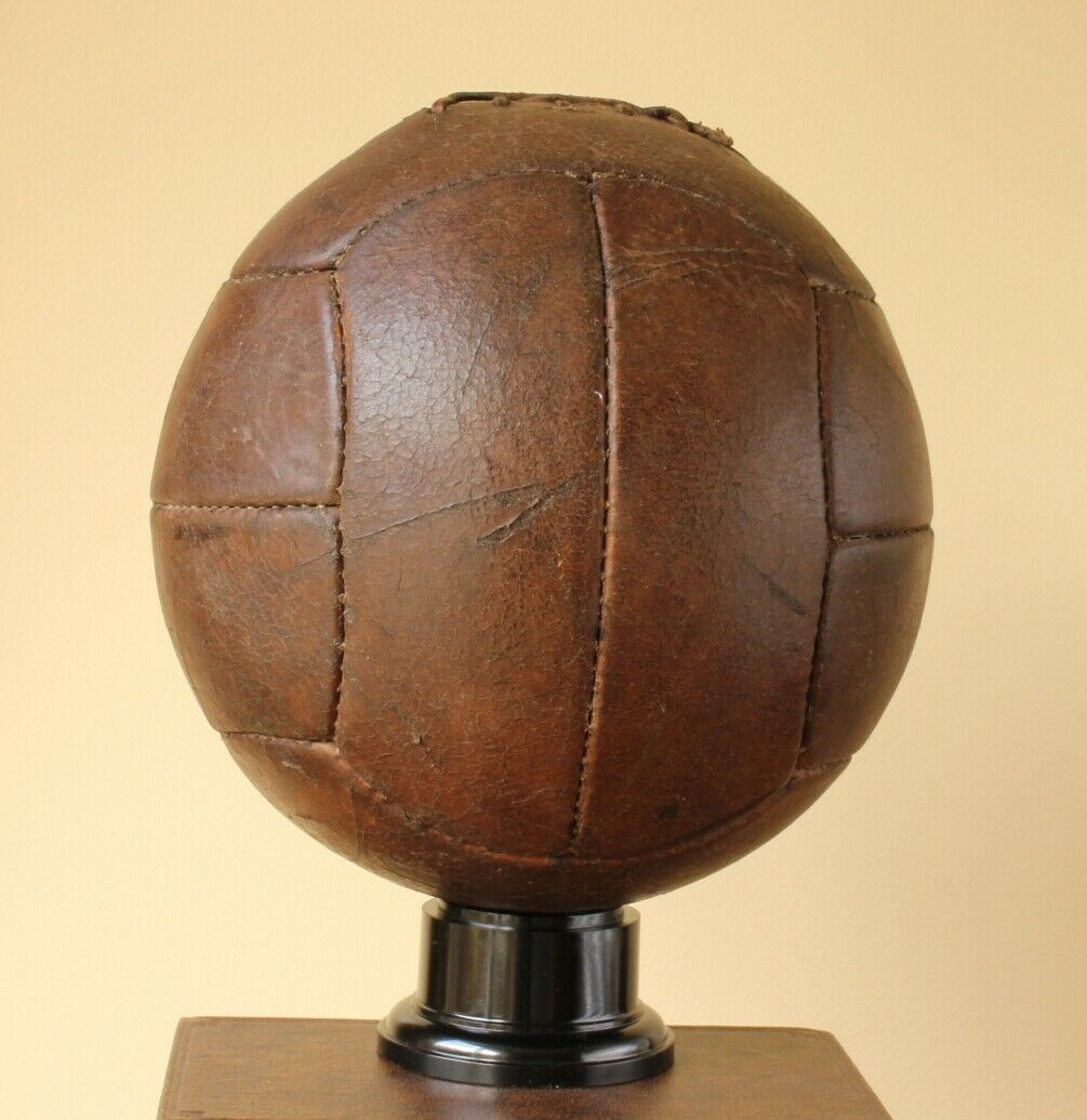 Soccer Ball Leather Football. Argentina Uruguay 1930 World Cup.