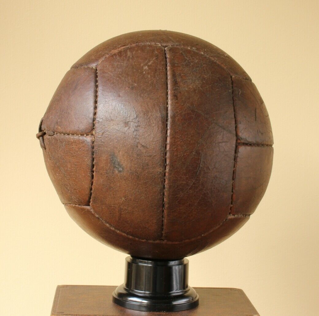 Soccer Ball Leather Football. Argentina Uruguay 1930 World Cup.