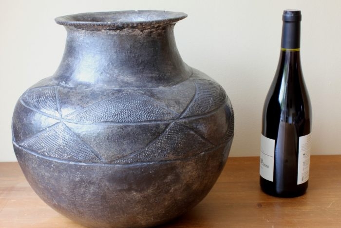 African Pottery Water or Grain Carrier Beer Pot.