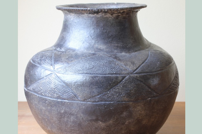 African Pottery Water or Grain Carrier Beer Pot.