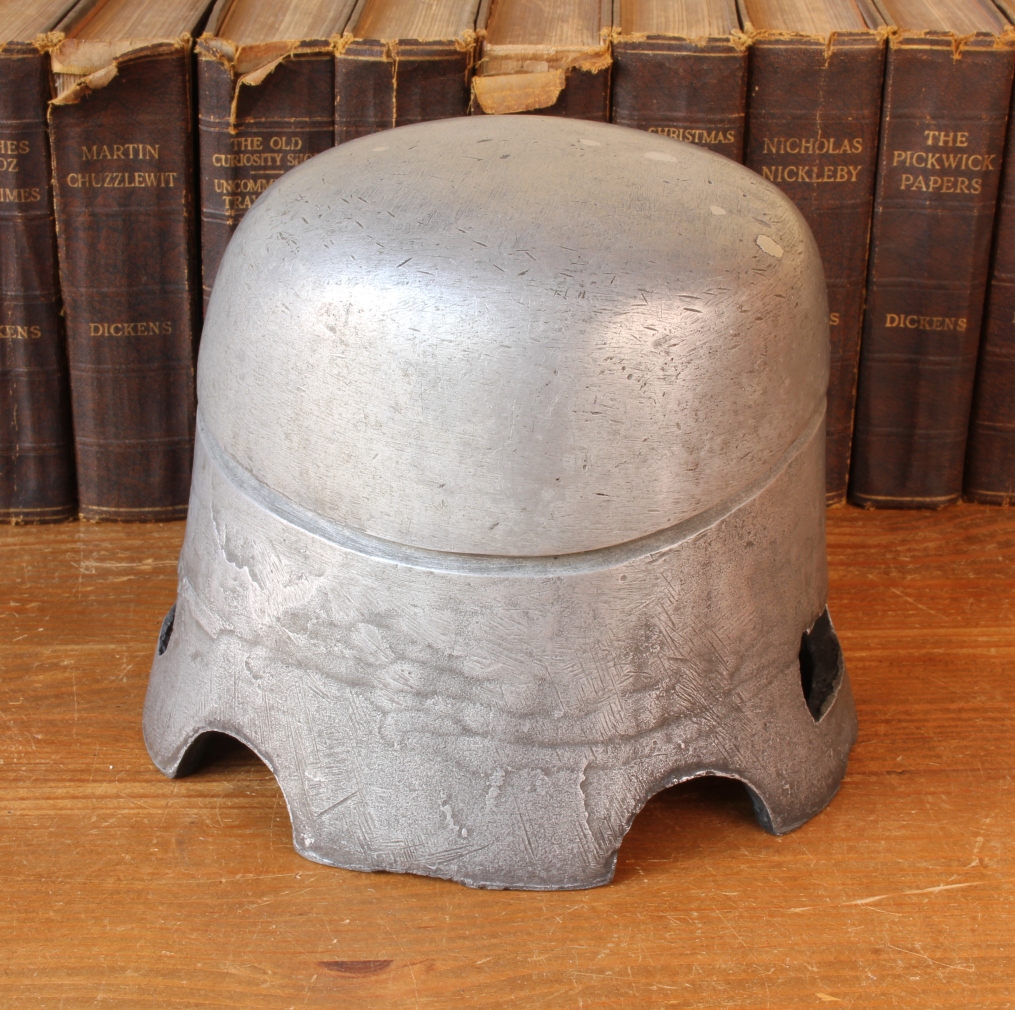 Industrial Aluminium Hat Form Block / Mould / Shop Display Prop.