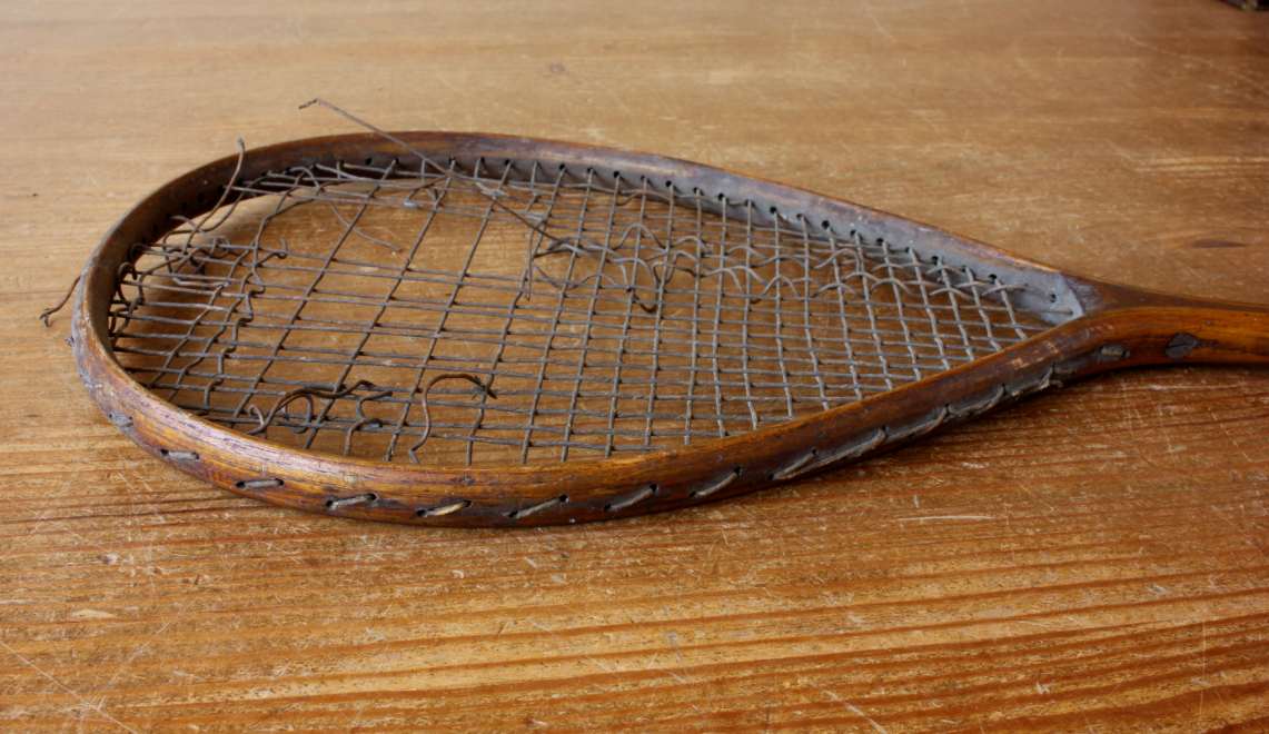 Association Badminton Racket. Rare Victorian Racquet. Battledore 1890s.