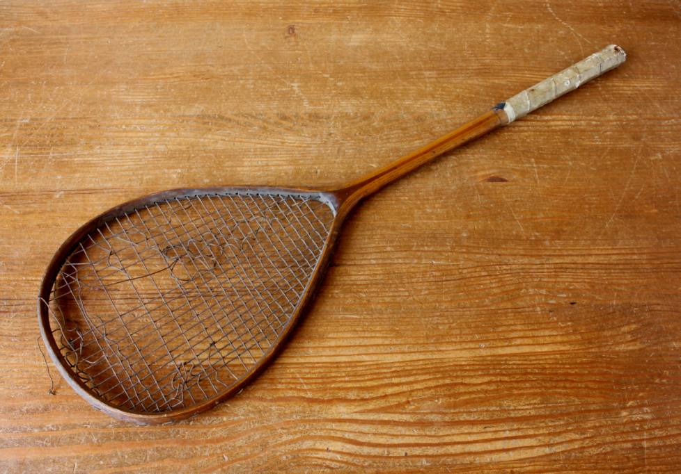 Association Badminton Racket. Rare Victorian Racquet. Battledore 1890s.