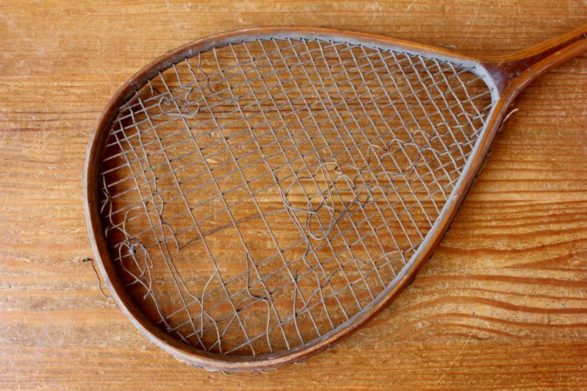 Association Badminton Racket. Rare Victorian Racquet. Battledore 1890s.