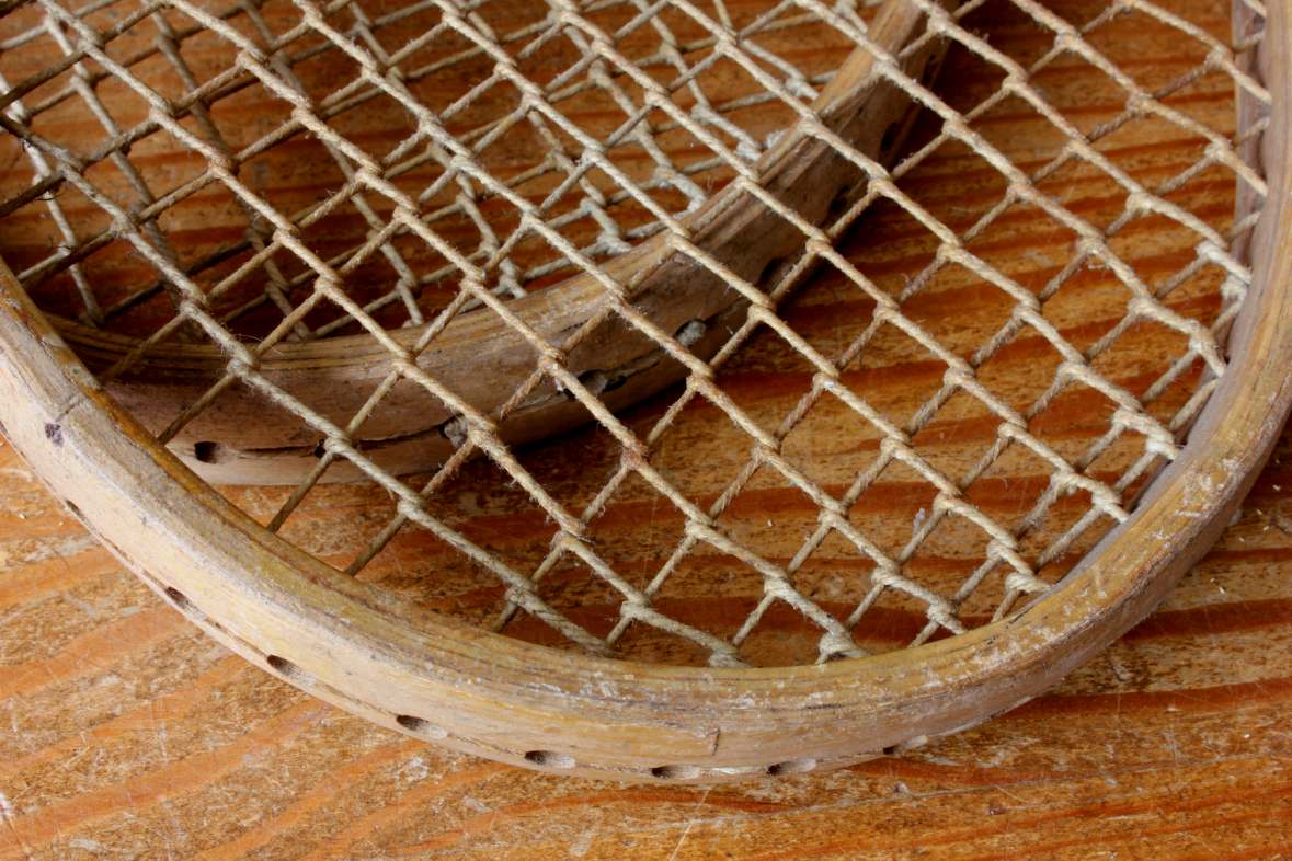 Pair of Badminton Battledore Rackets. Two Victorian French Bats. 19thc.