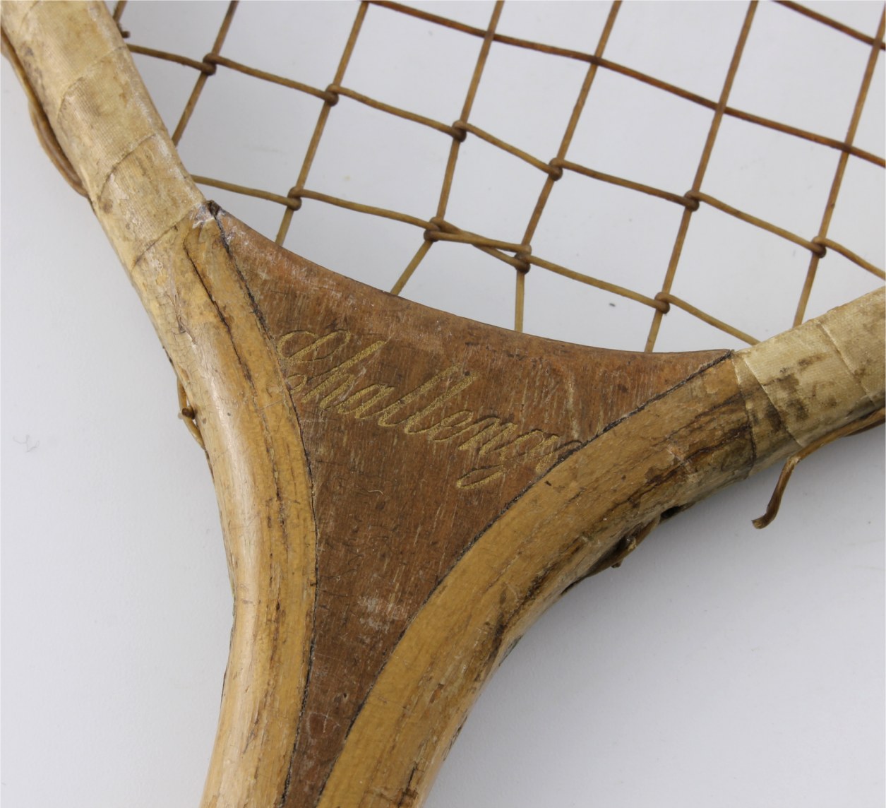Antique E Aldridge of Ipswich Challenge Badminton Racket. Racquet. c1905.