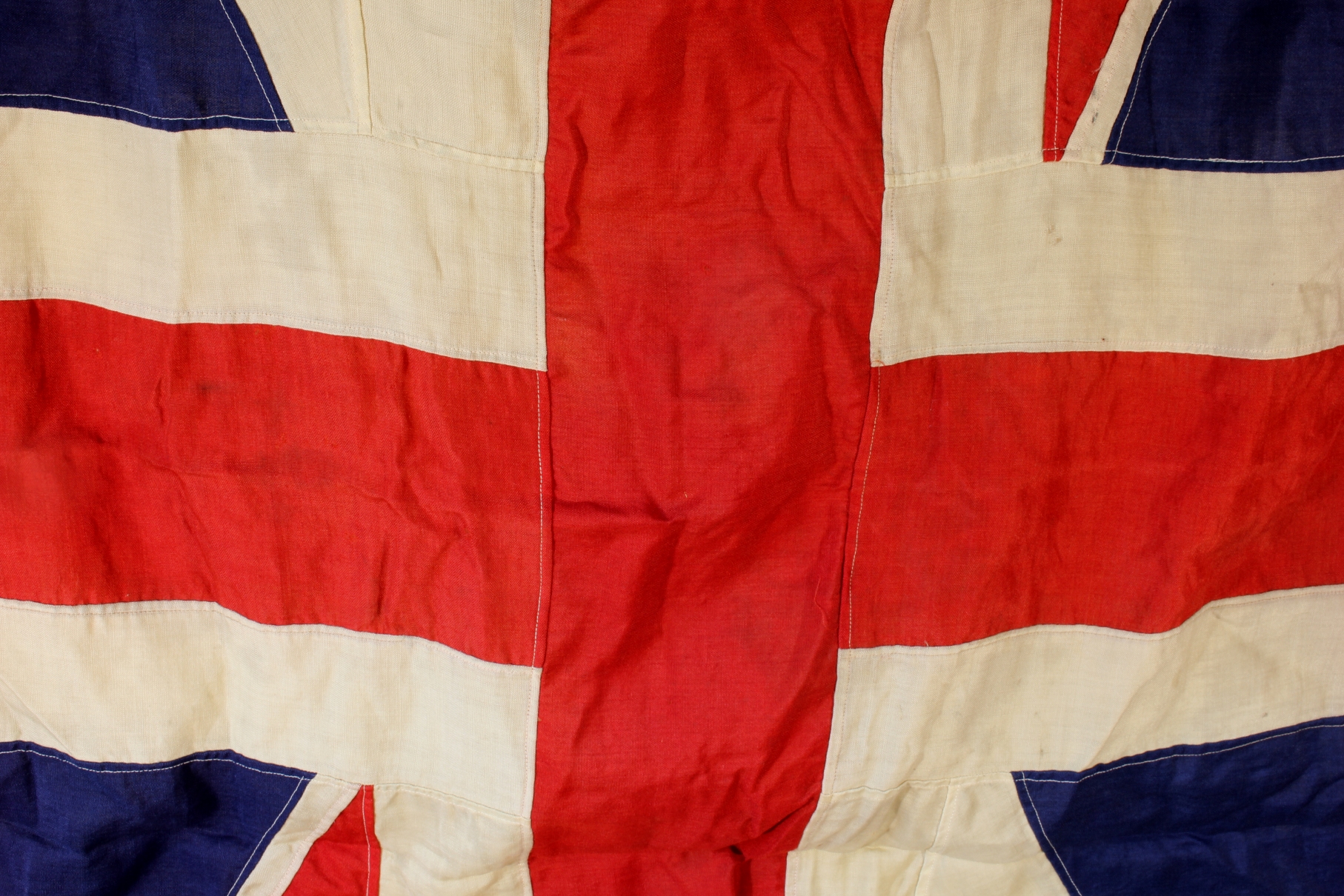 WW2 Era Large 7ft British Stitched Union Jack Flag. Army & Navy Stores.