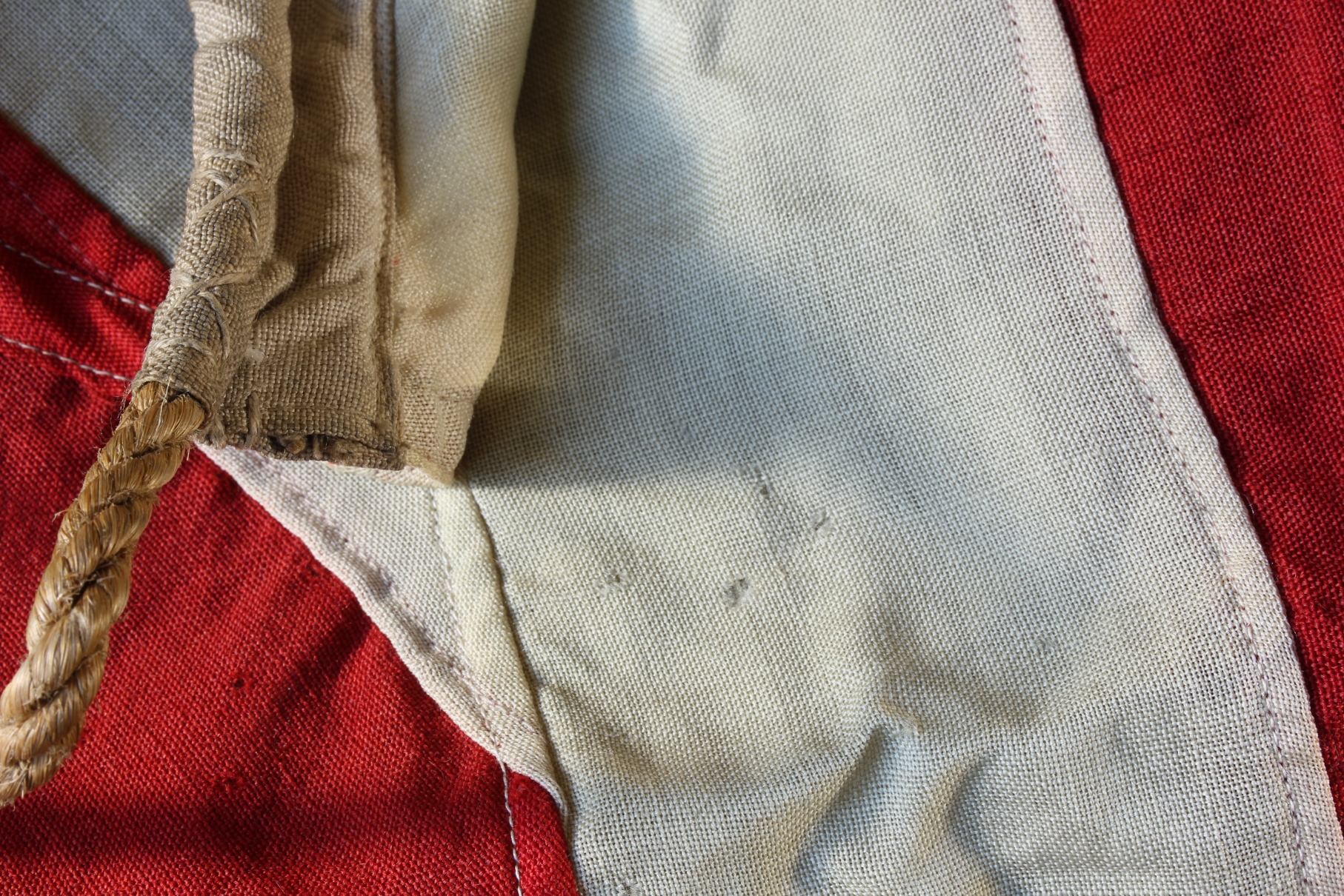 WW2 Era Large 7ft British Stitched Union Jack Flag. Army & Navy Stores.