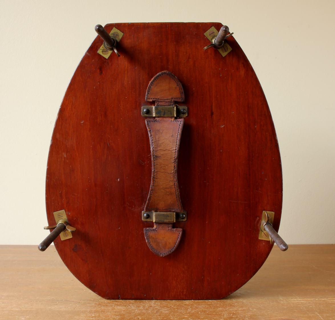 Multi Lawn Tennis Racket Press. Army & Navy Wood Racquet Clamp. c1900.