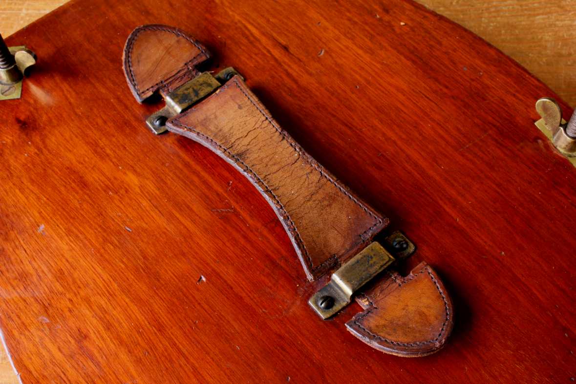 Multi Lawn Tennis Racket Press. Army & Navy Wood Racquet Clamp. c1900.