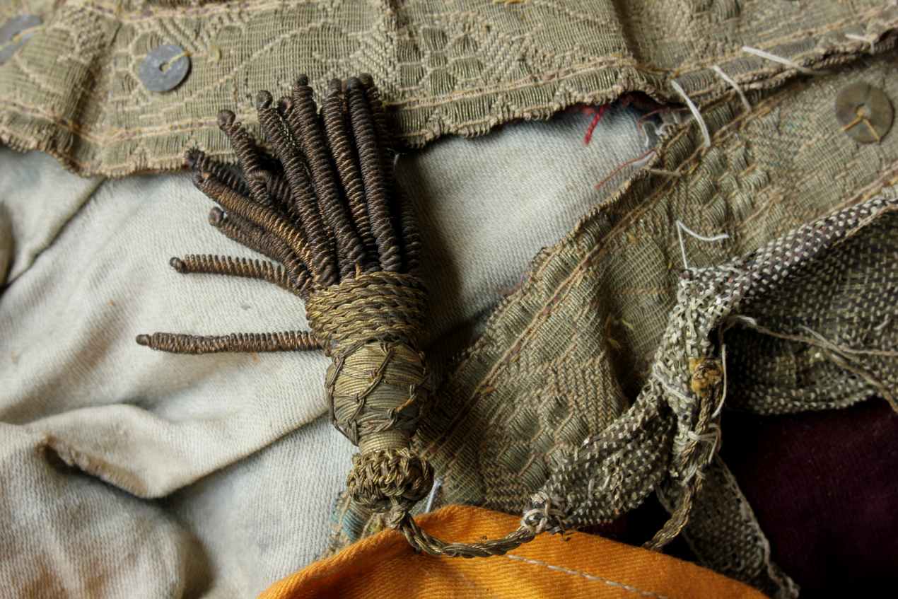 Antique Marionette Figure. French Folk Art Articulated Puppet Mannequin.