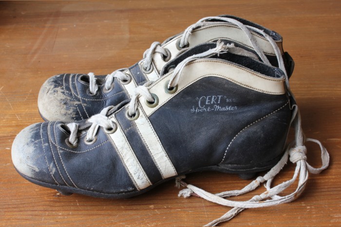 Vintage 1950's Cert Sport-Master Leather Football Boots