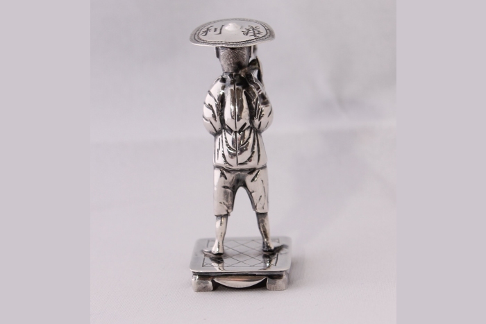 Antique Wang Hing Chinese Silver Man