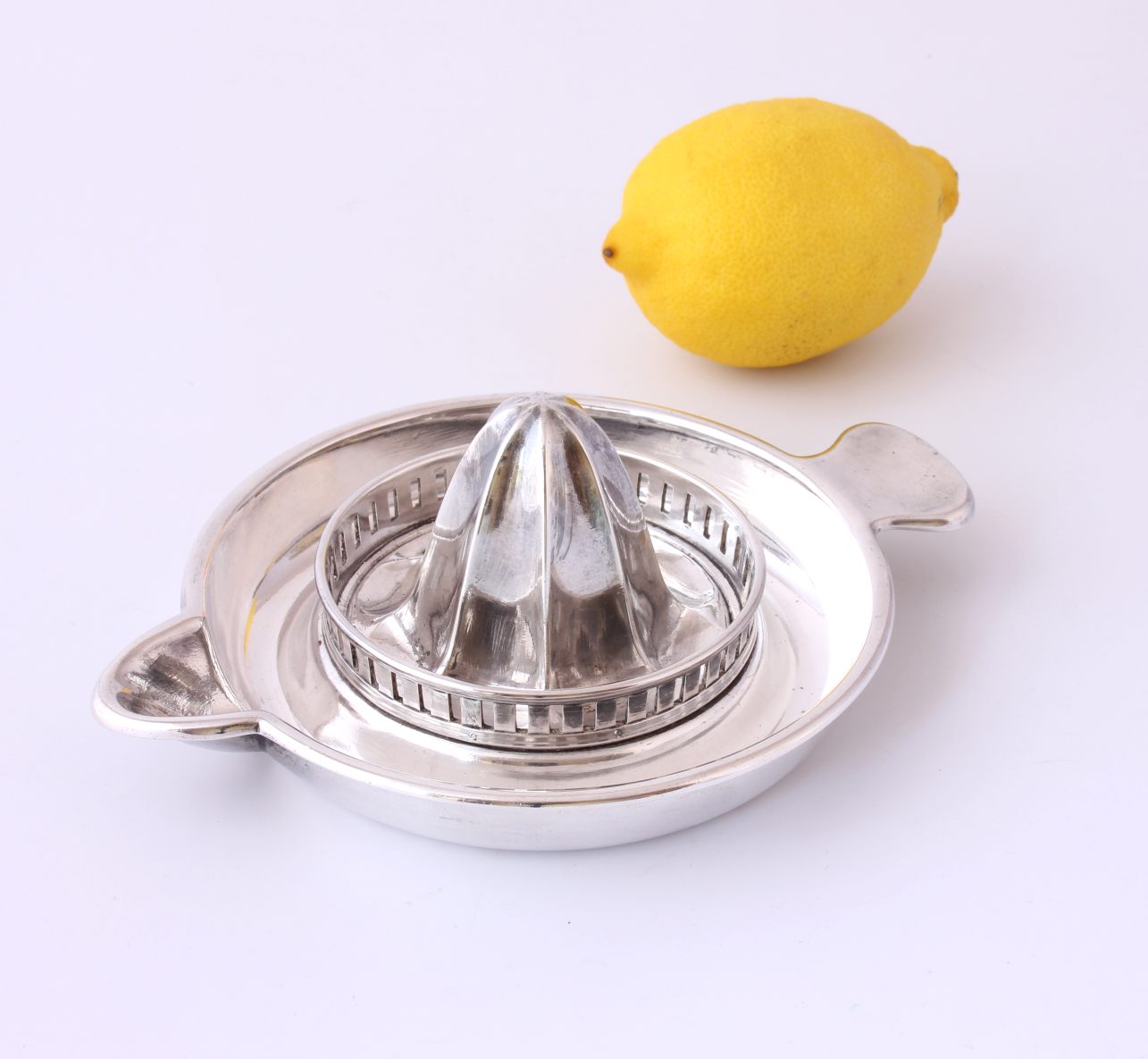 Antique French Silver Plate Christofle Lemon Squeezer. Art Deco Citrus ...