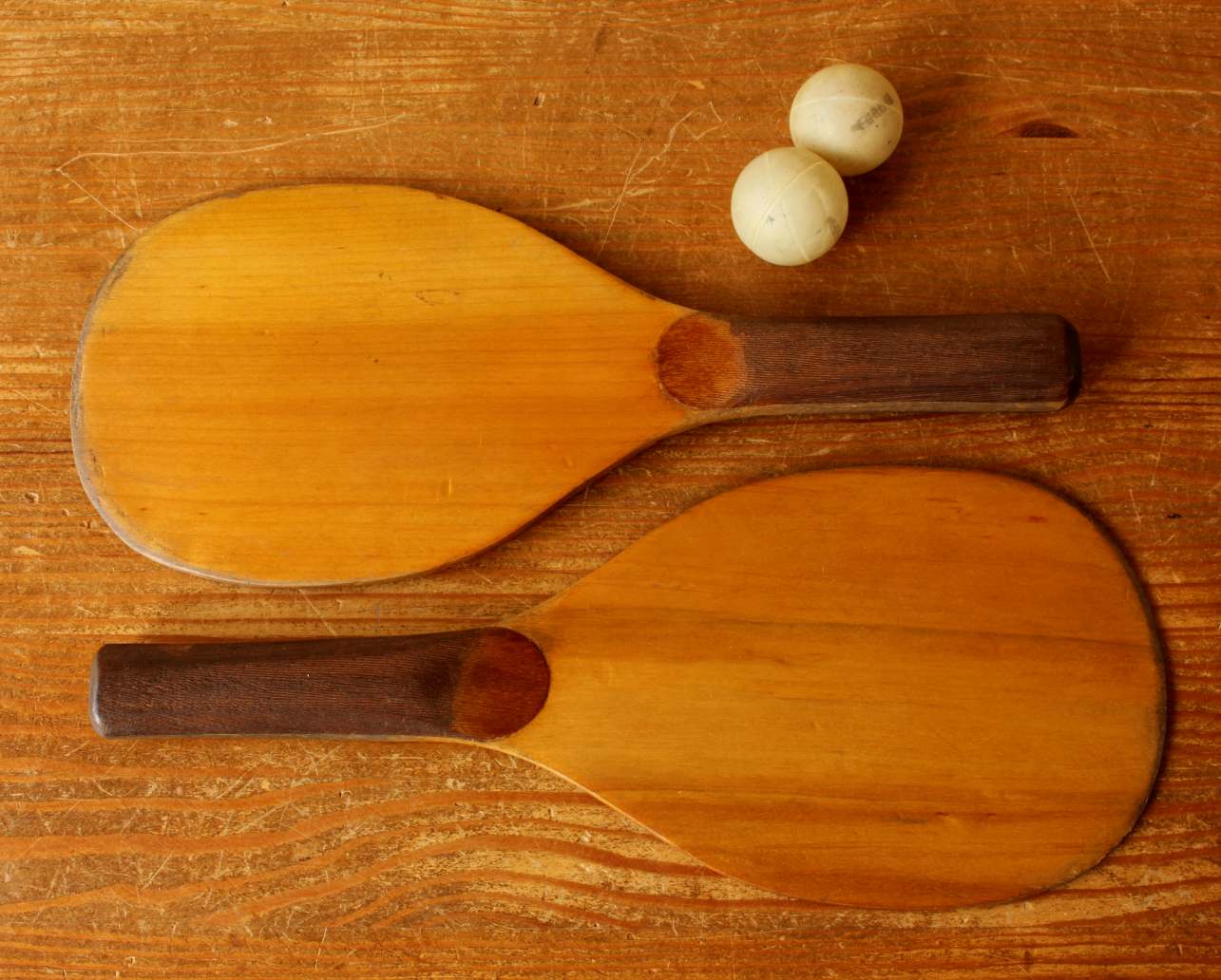 Cobbett Marylebone Wood Ping Pong Table Tennis Bats Paddles. c1910.