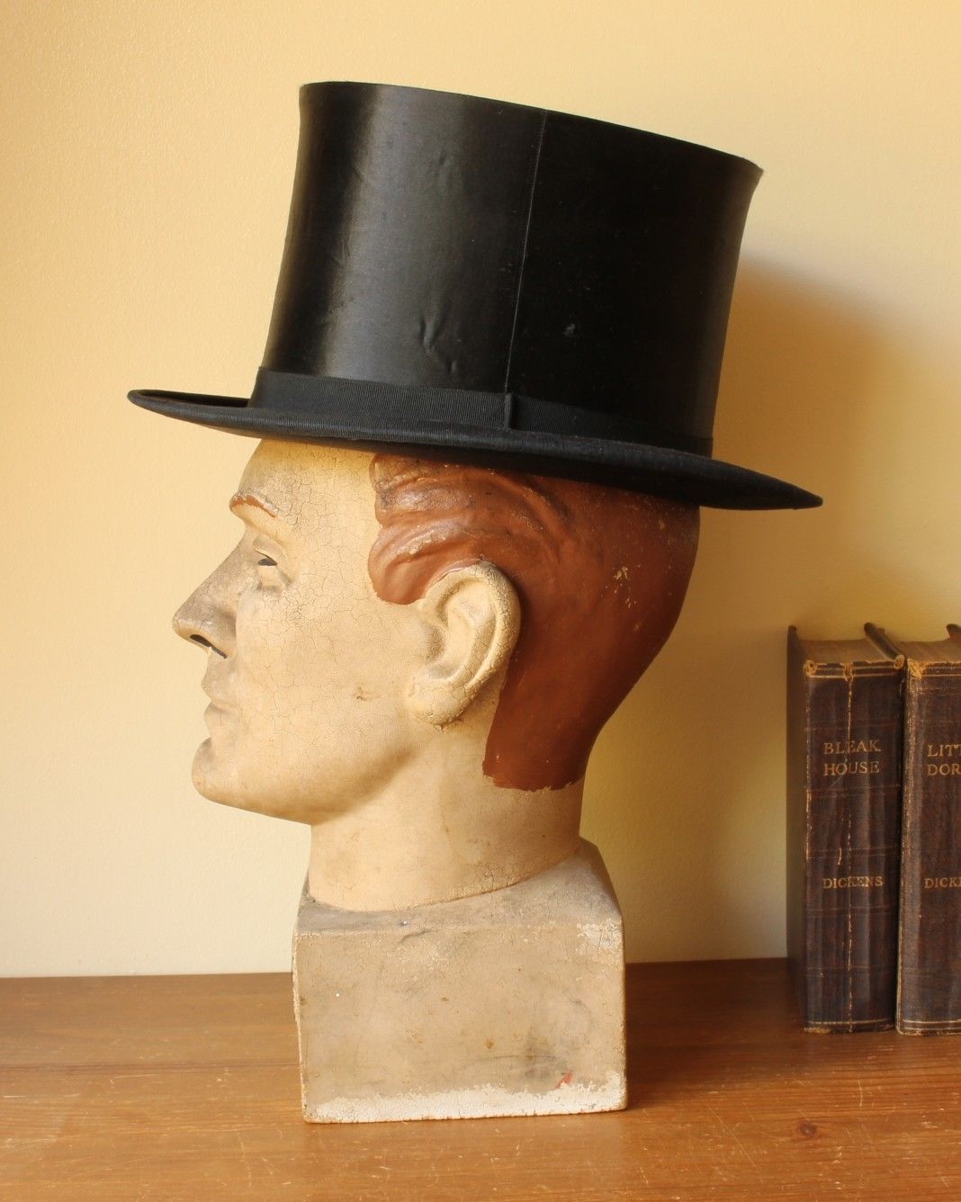 Antique Black Silk Opera Top Hat. Daloz Troyes. Collapsible / Pop Up ...