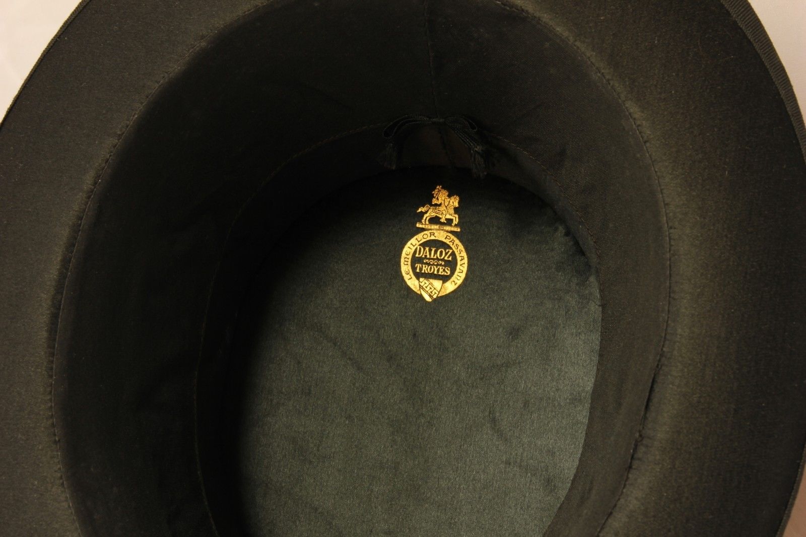 Antique Black Silk Opera Top Hat. Daloz Troyes. Collapsible / Pop Up ...