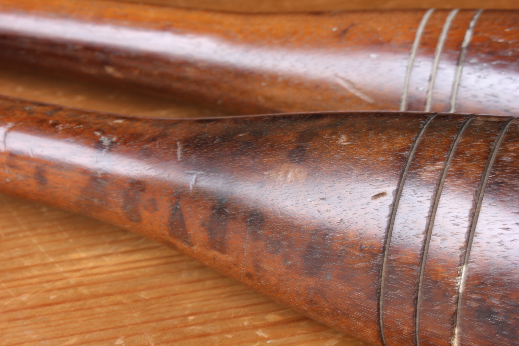 Antique Set Of Wooden Indian Clubs, Exercise Meels. Sports Bar, Gym.