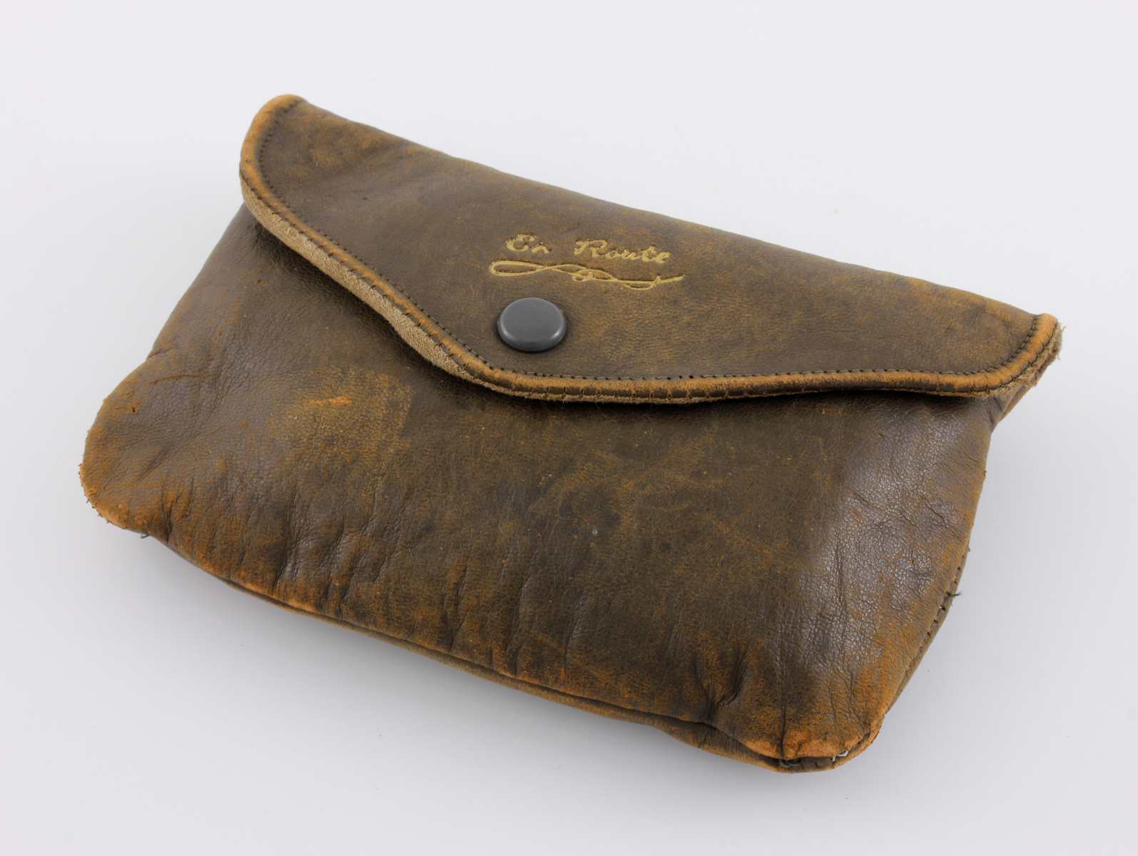 Silver Spirit Hip Flask & Cup in Pouch. En Route. Daniel & Arter 1929.