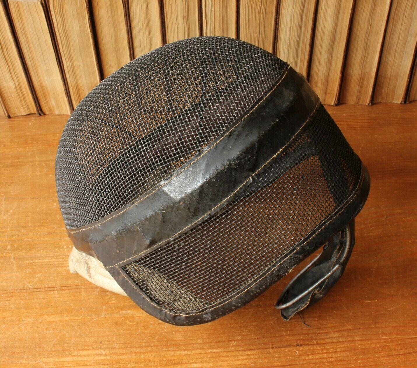 French Fencing Mask Guard. Fencer's Helmet Headpiece. Home Decor.