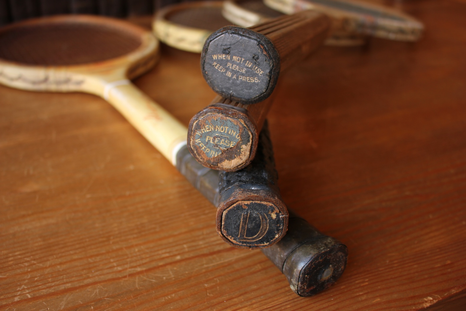 4 Tennis Rackets For Shop Display / Sports Bar/ Prop.