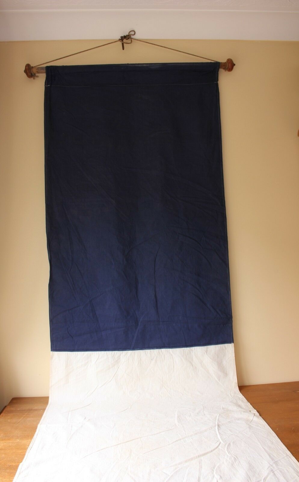 Vintage Stitched French Tricolor Guidon Flag. X Large Swallowtail ...