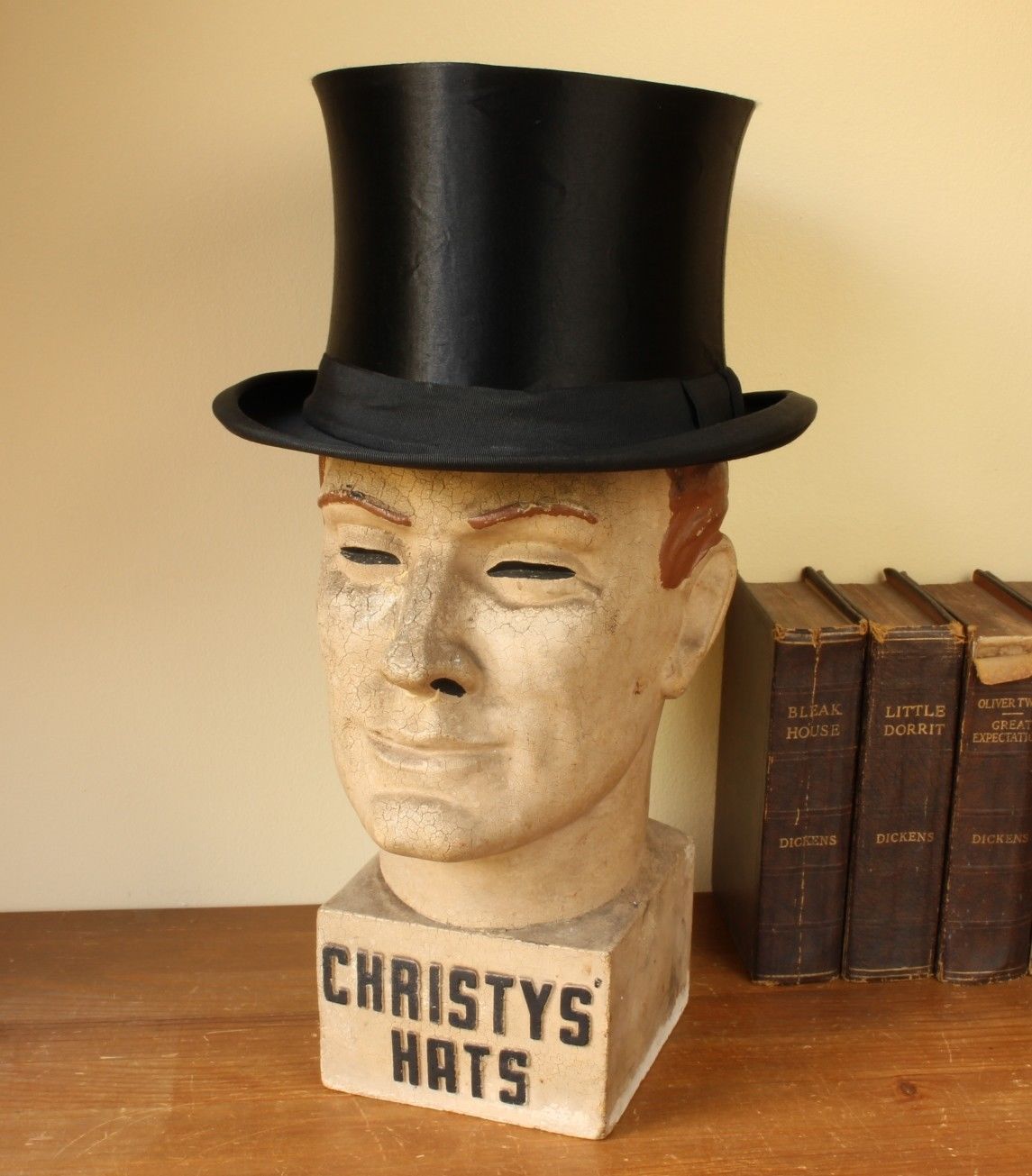 Antique Silk Opera Top Hat. Garantie-Klapphut. Collapsible Pop Up. UK 6 ...