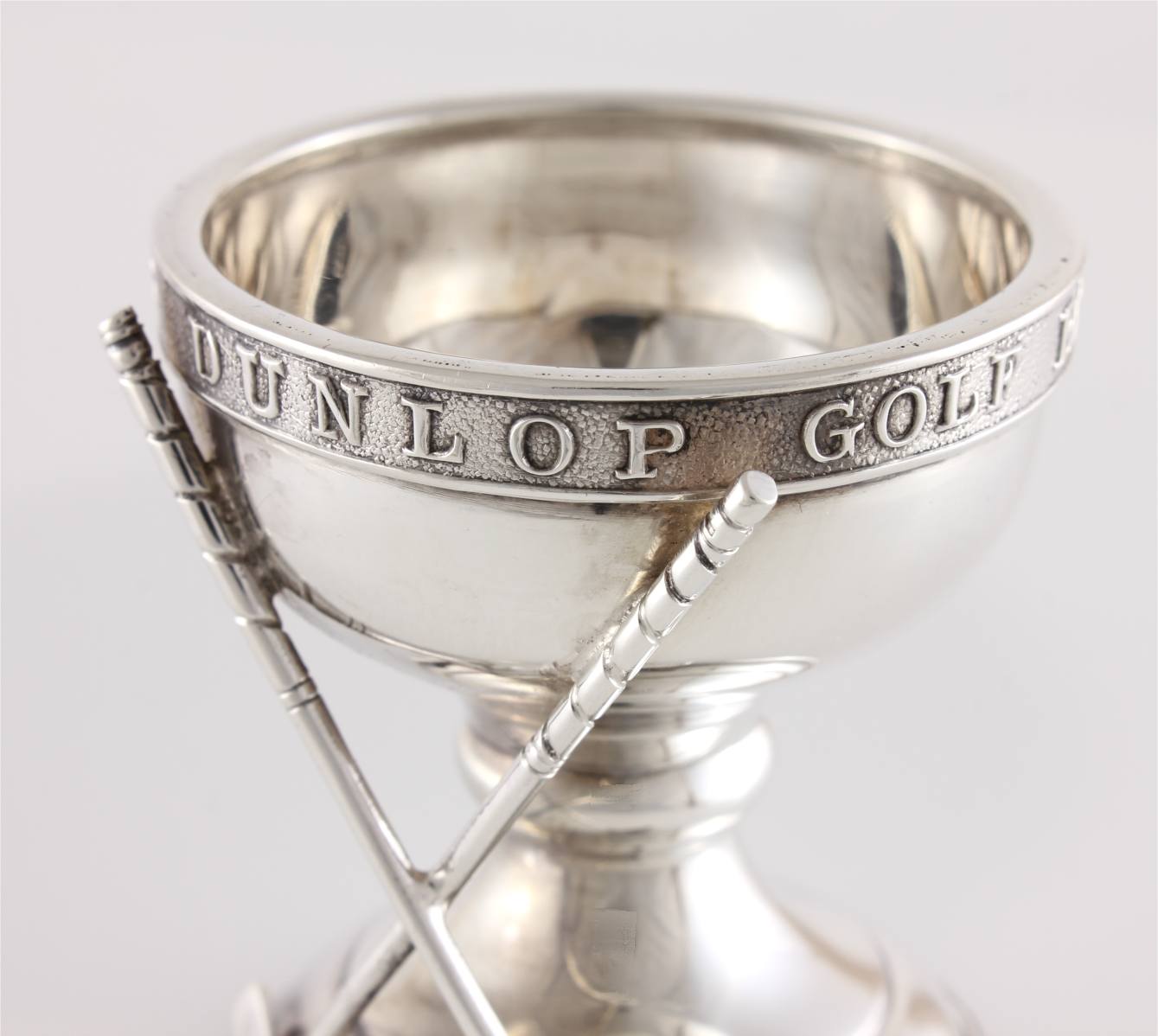 Silver Dunlop Hole in One Trophy Cup & Ball. Hallamshire Golf Club. 1929.