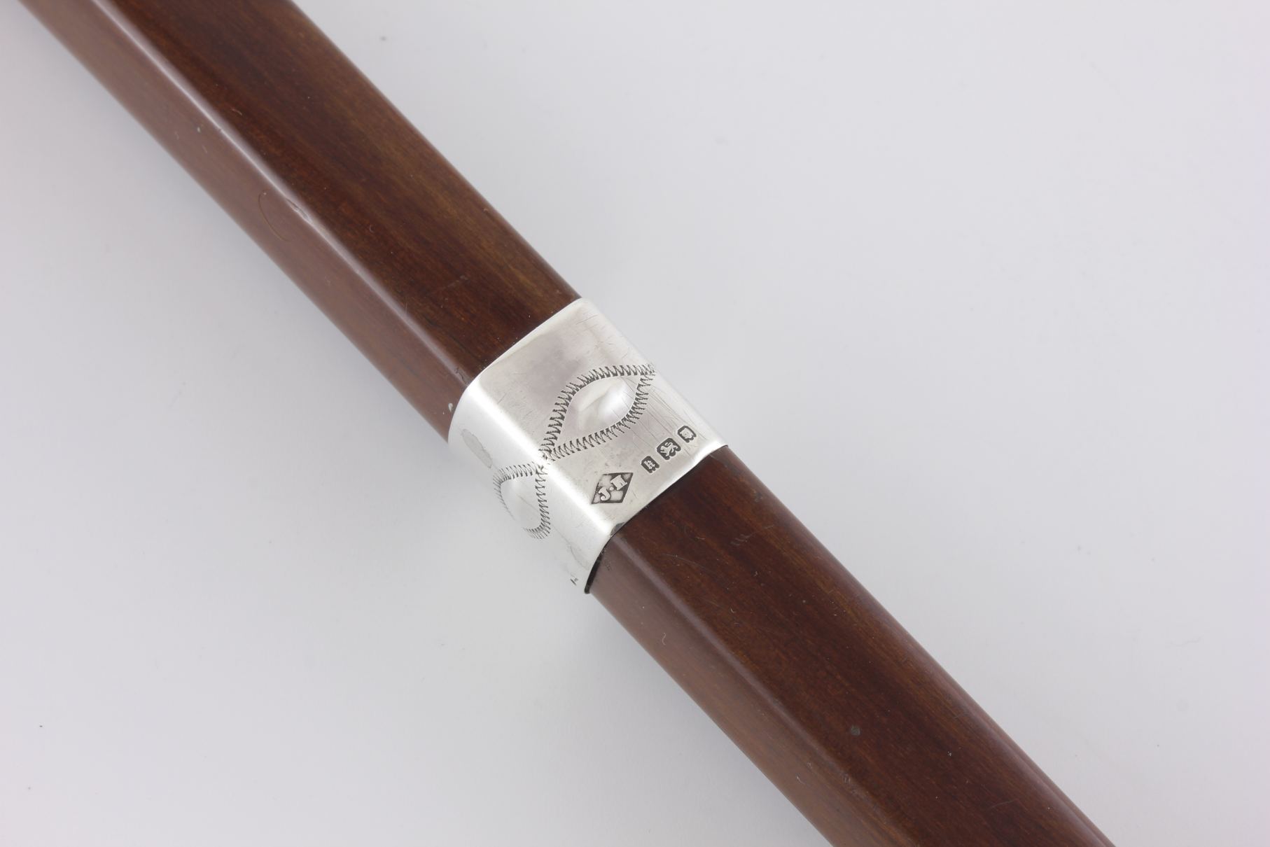 Sunday Stick. Wood & Silver Golf Club Walking Stick Cane. J Howell. 1925.