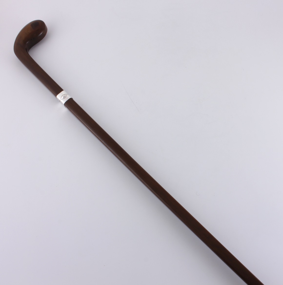 Sunday Stick. Wood & Silver Golf Club Walking Stick Cane. J Howell. 1925.