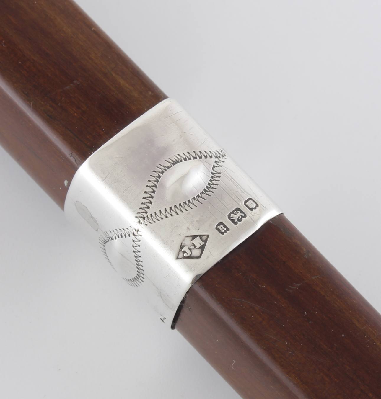 Sunday Stick. Wood & Silver Golf Club Walking Stick Cane. J Howell. 1925.