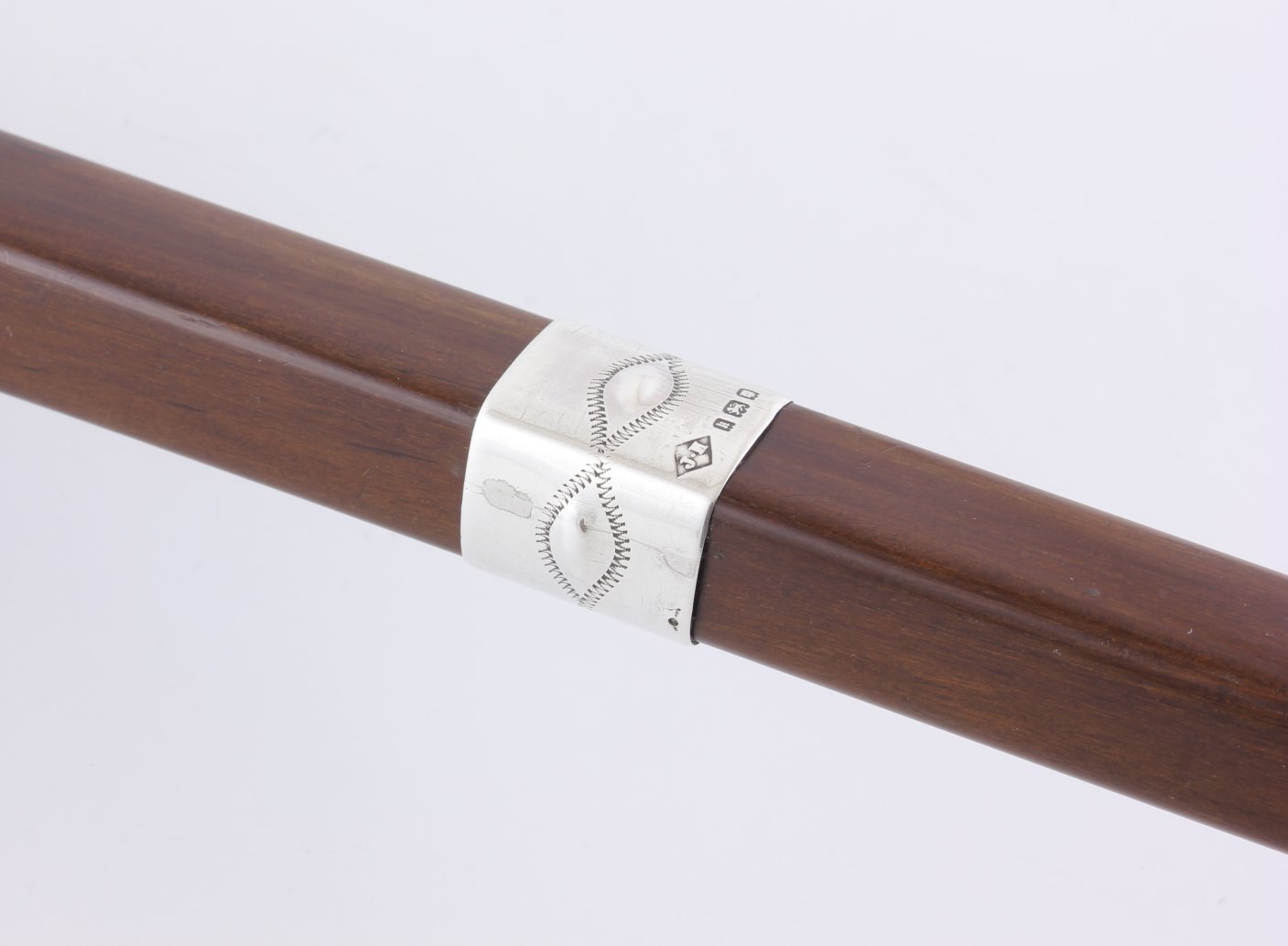 Sunday Stick. Wood & Silver Golf Club Walking Stick Cane. J Howell. 1925.