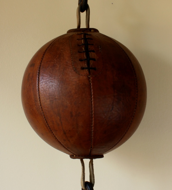 Wisden Junior 5 Leather Floor To Ceiling Boxing Speedball Punch Bag.