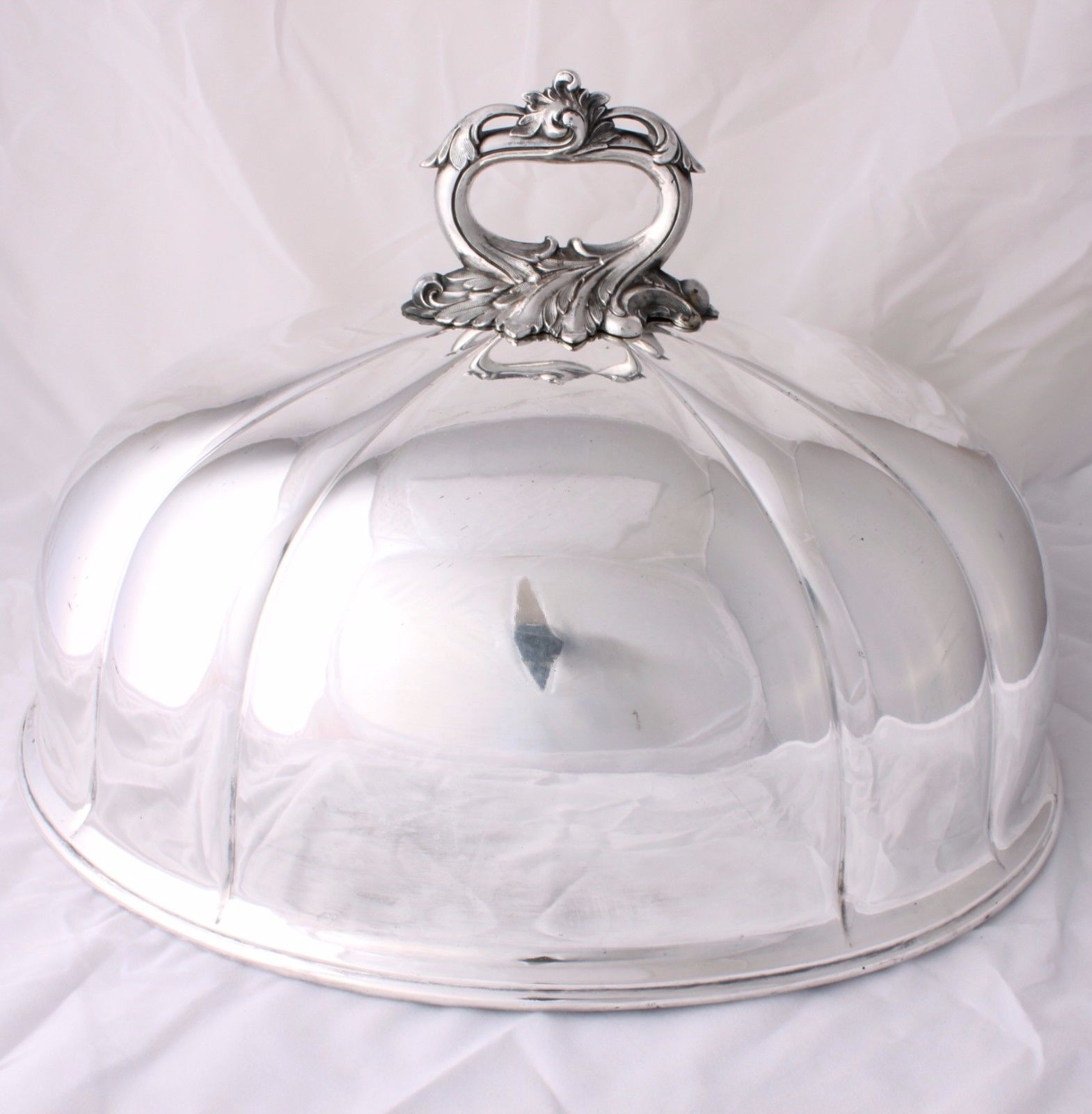 Fabulous Large Antique Silver Plate Meat Food Cover Turkey Dome ...