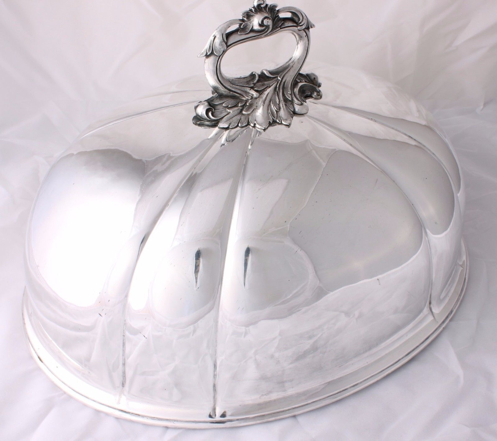 Fabulous Large Antique Silver Plate Meat Food Cover Turkey Dome ...