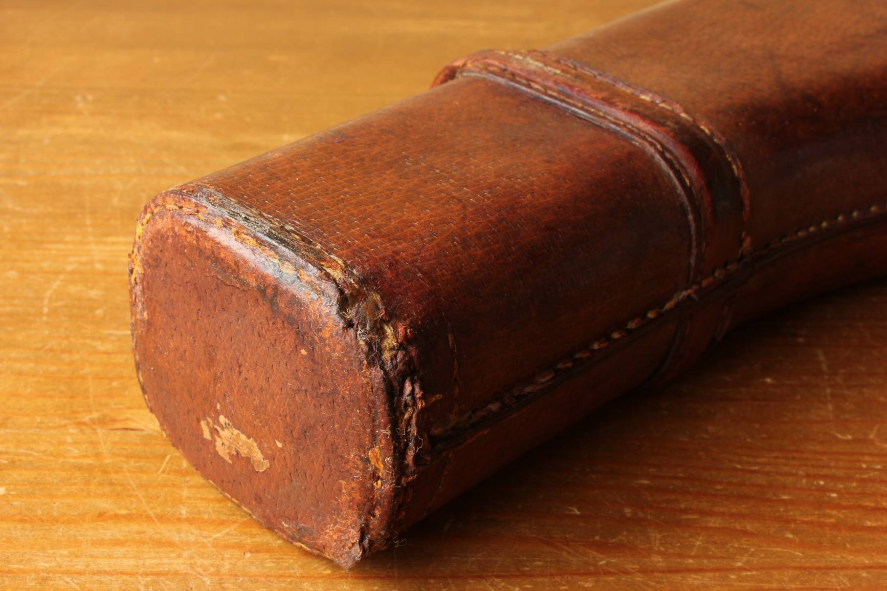 Leather Leg of Mutton Shotgun Case / Shooting Gun Carry Bag.