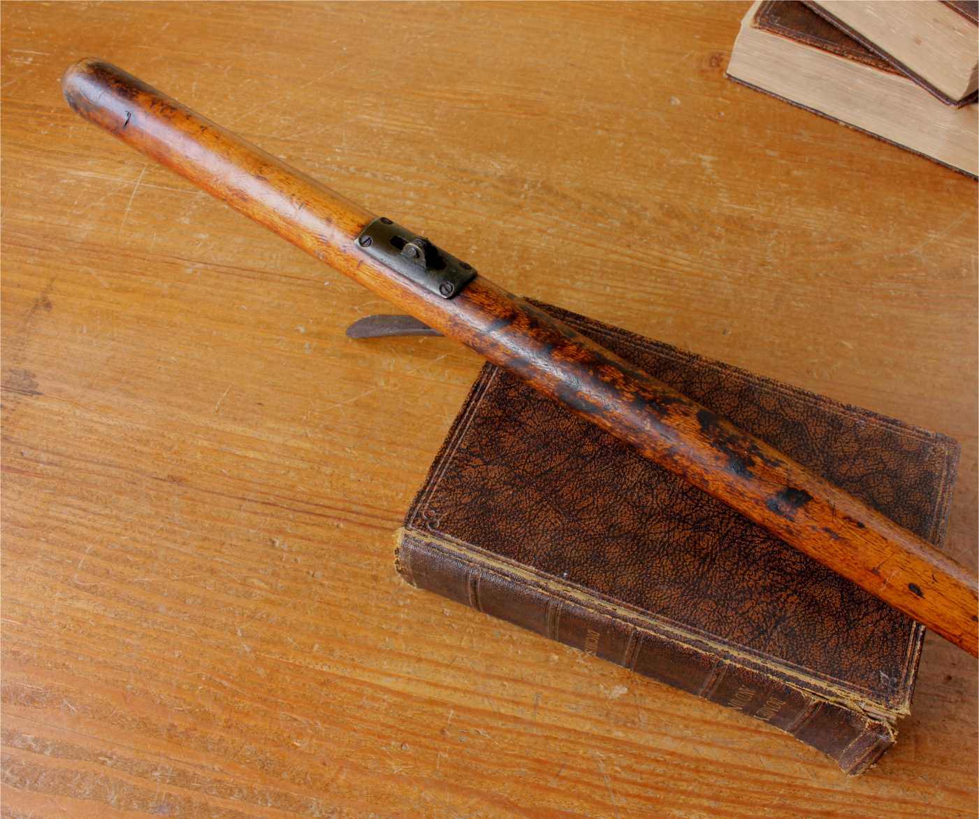 Library Book Grabber. Wood Long Arm Book Shop Reacher Grab.