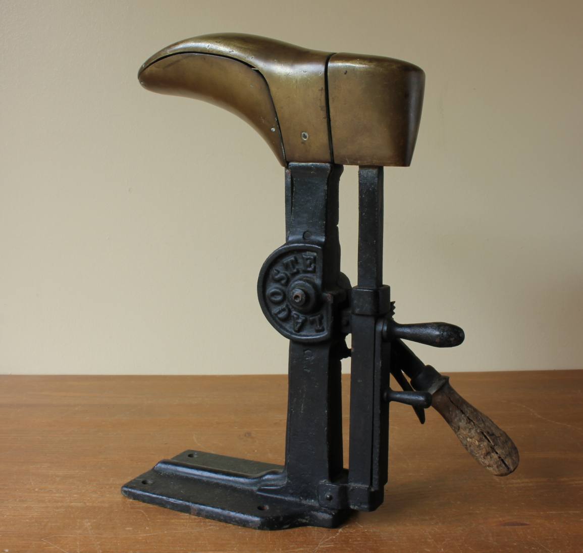 Metal Cobbler Boot Last. Lacoste Villeneuve-Sur-Lot. Shoe Shop. Door Stop.