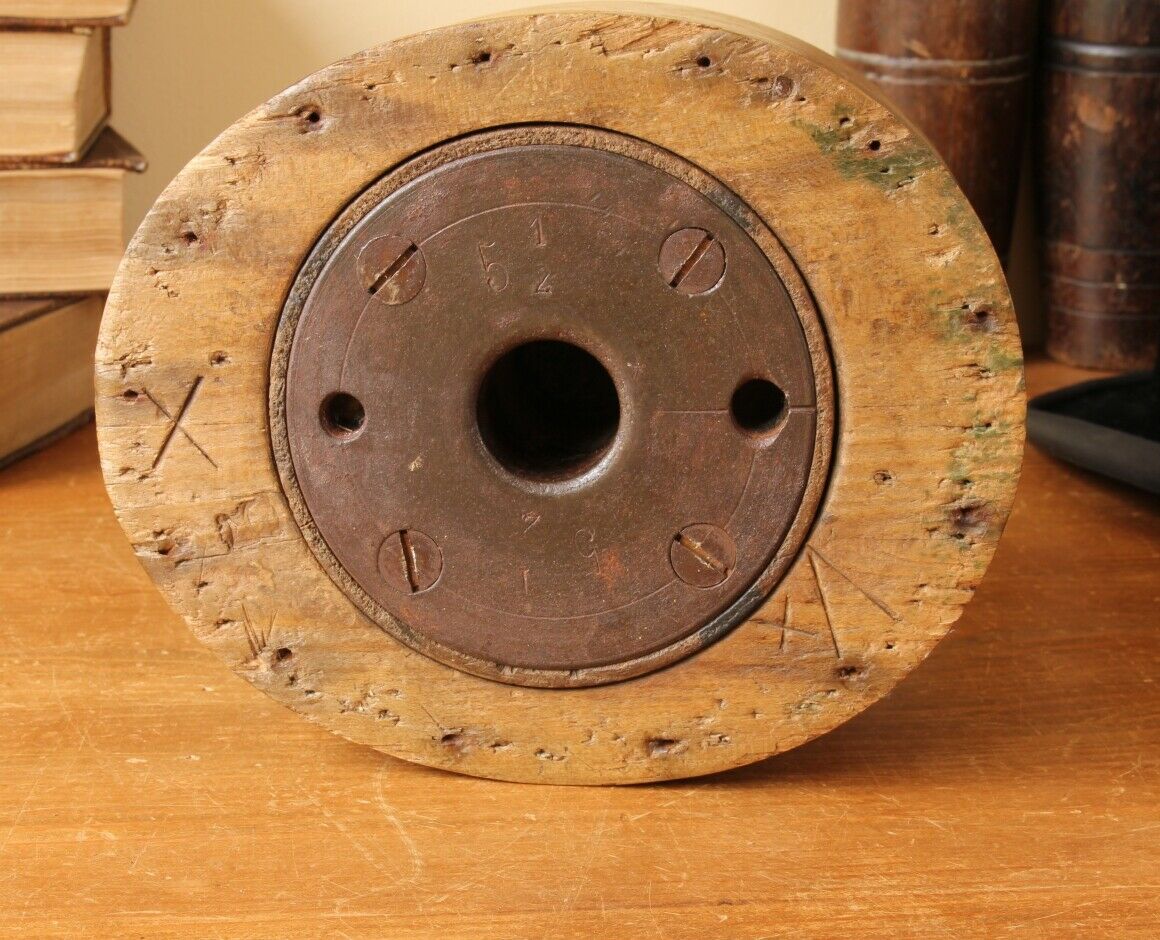 Milliners Wooden Hat Block. Original Shop Display Stand.