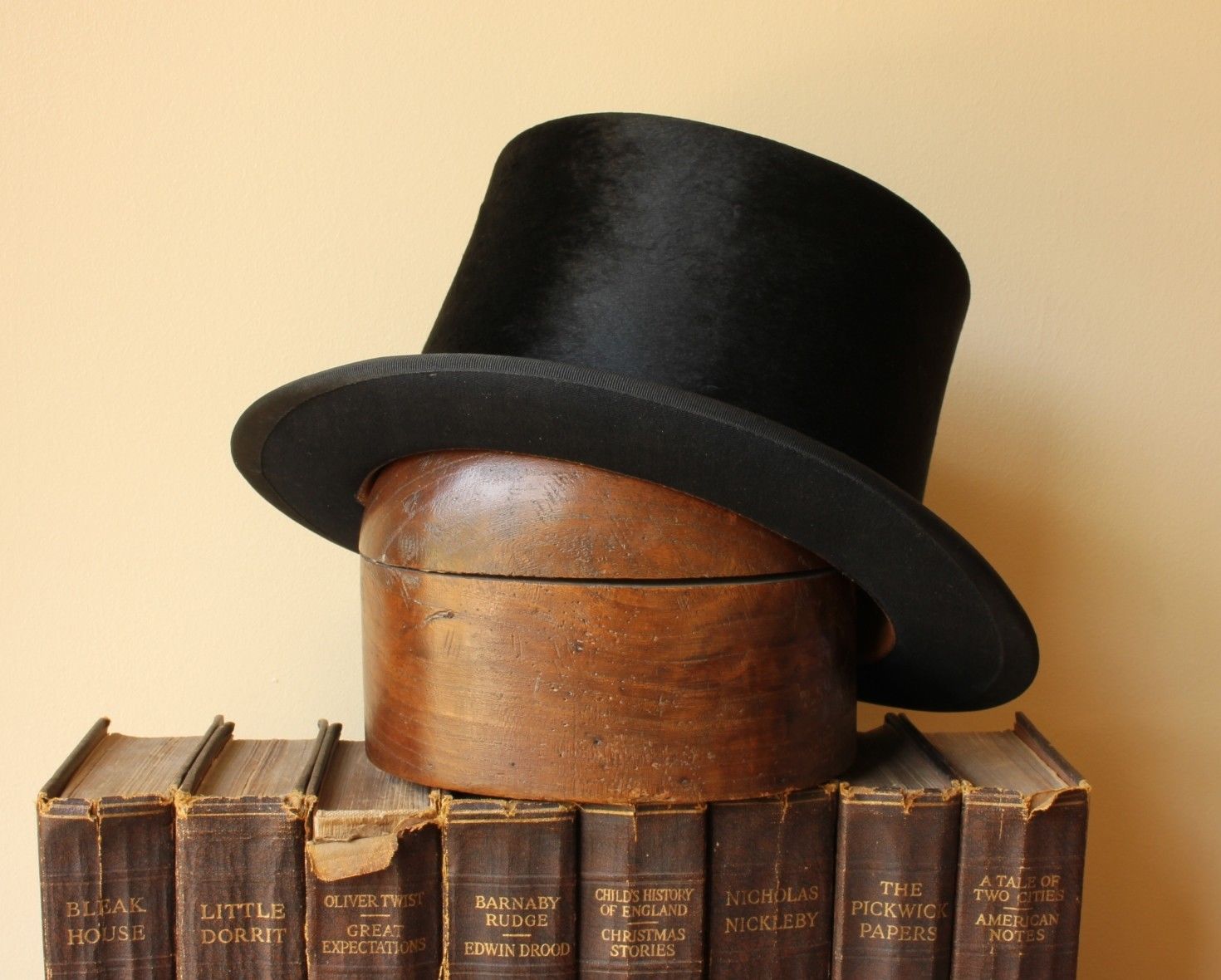 Vintage Original Milliners Dark Brown Wooden Hat Block Shop Display ...