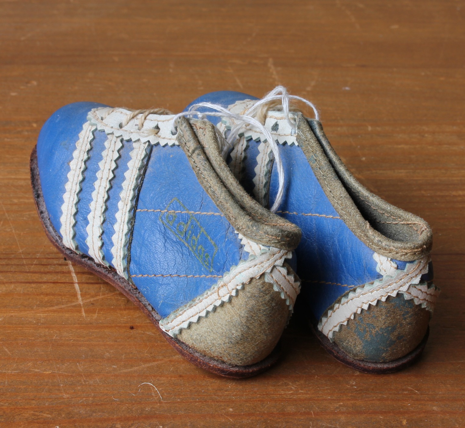 Vintage 1950's Miniature Running Spikes by adidas.