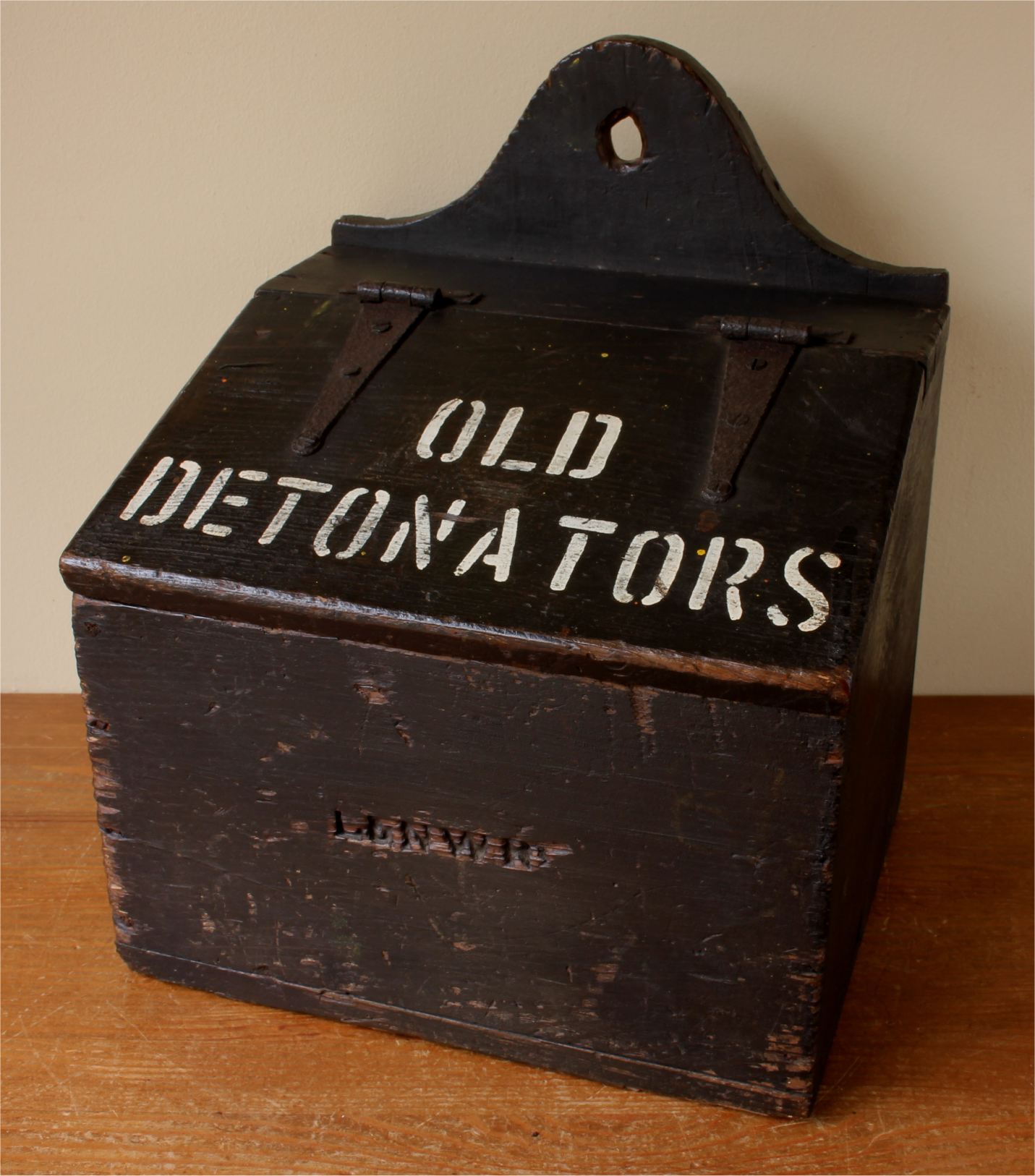 Old Detonators Storage Box. London & North Western Railway. c1900.