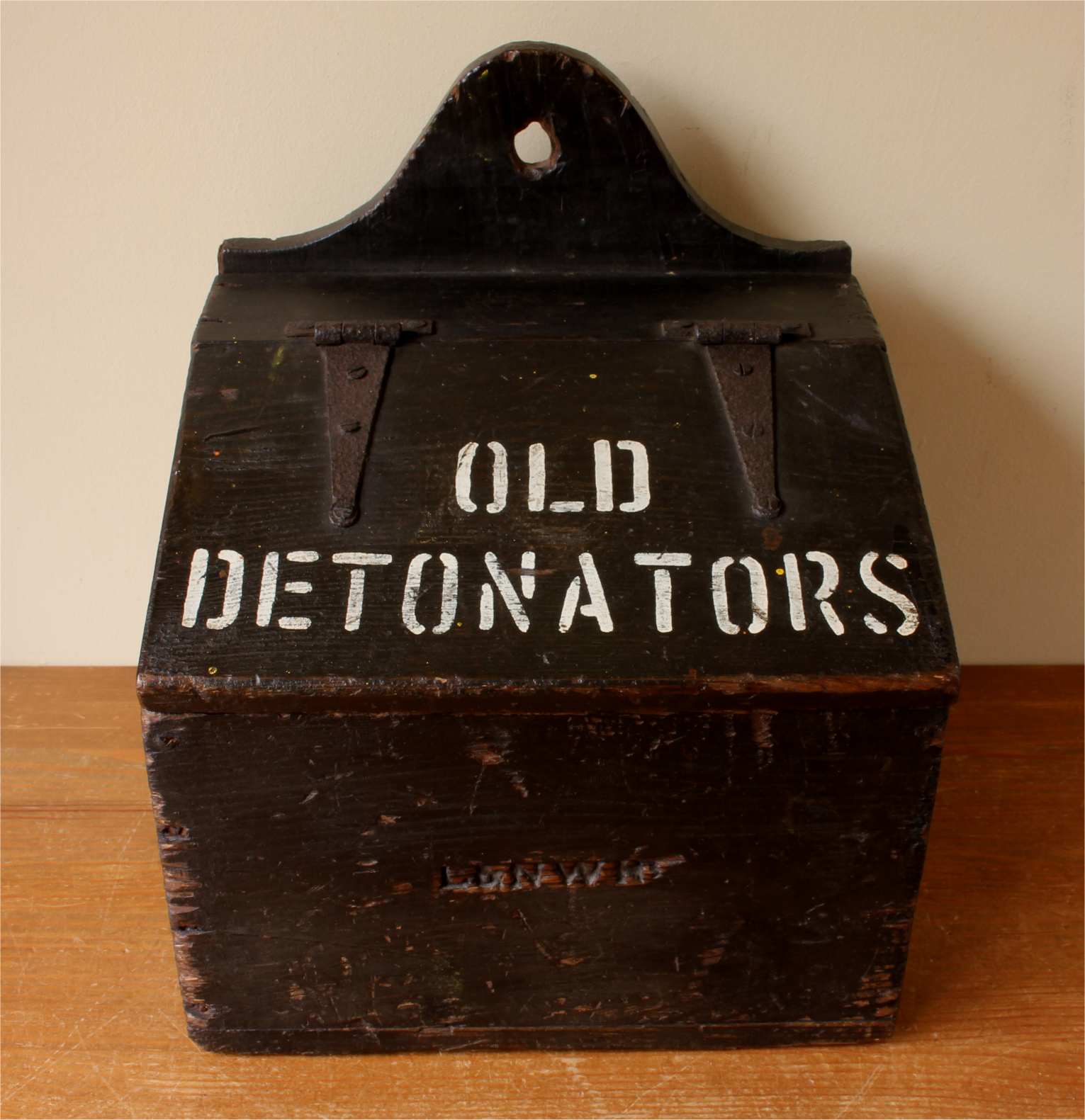 Old Detonators Storage Box. London & North Western Railway. c1900.