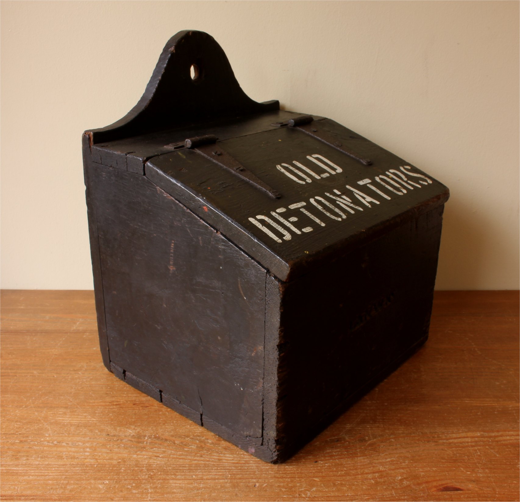 Old Detonators Storage Box. London & North Western Railway. c1900.