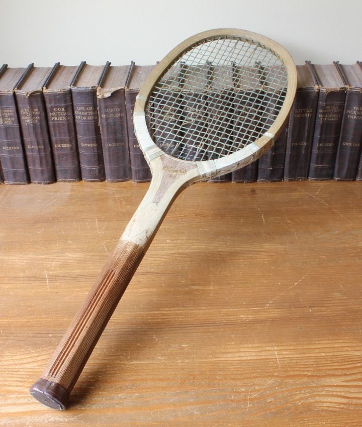 Lawn Tennis Racket by Olympic c1910.