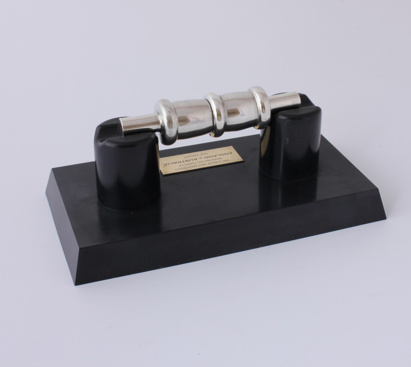 Silver Cricket Bail. Jubilee Test Match 1977. England v Australia.