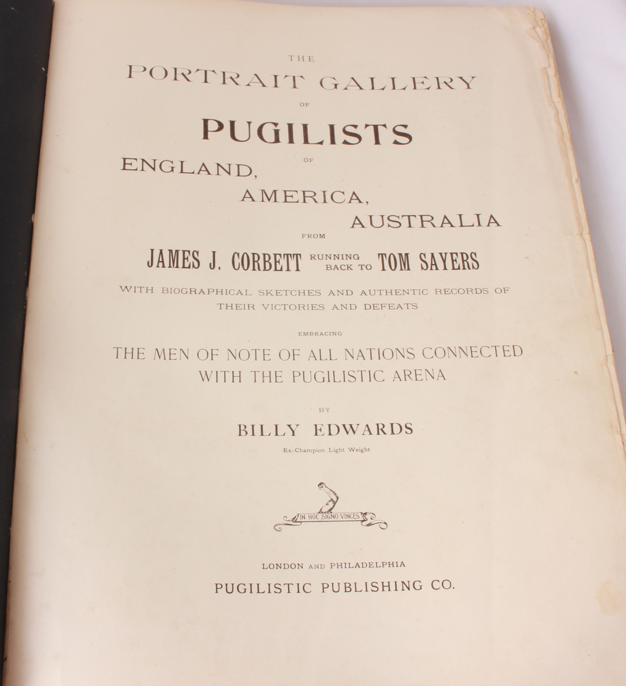 The Portrait Gallery of Pugilists. Pugilism Bare Knuckle Boxing Print ...