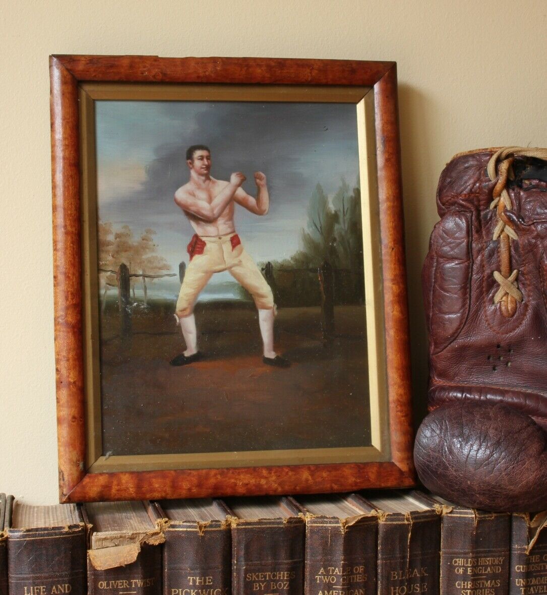 Pugilist Oil Painting. Thomas Belcher. Bare Knuckle Fighter Boxer Champ.