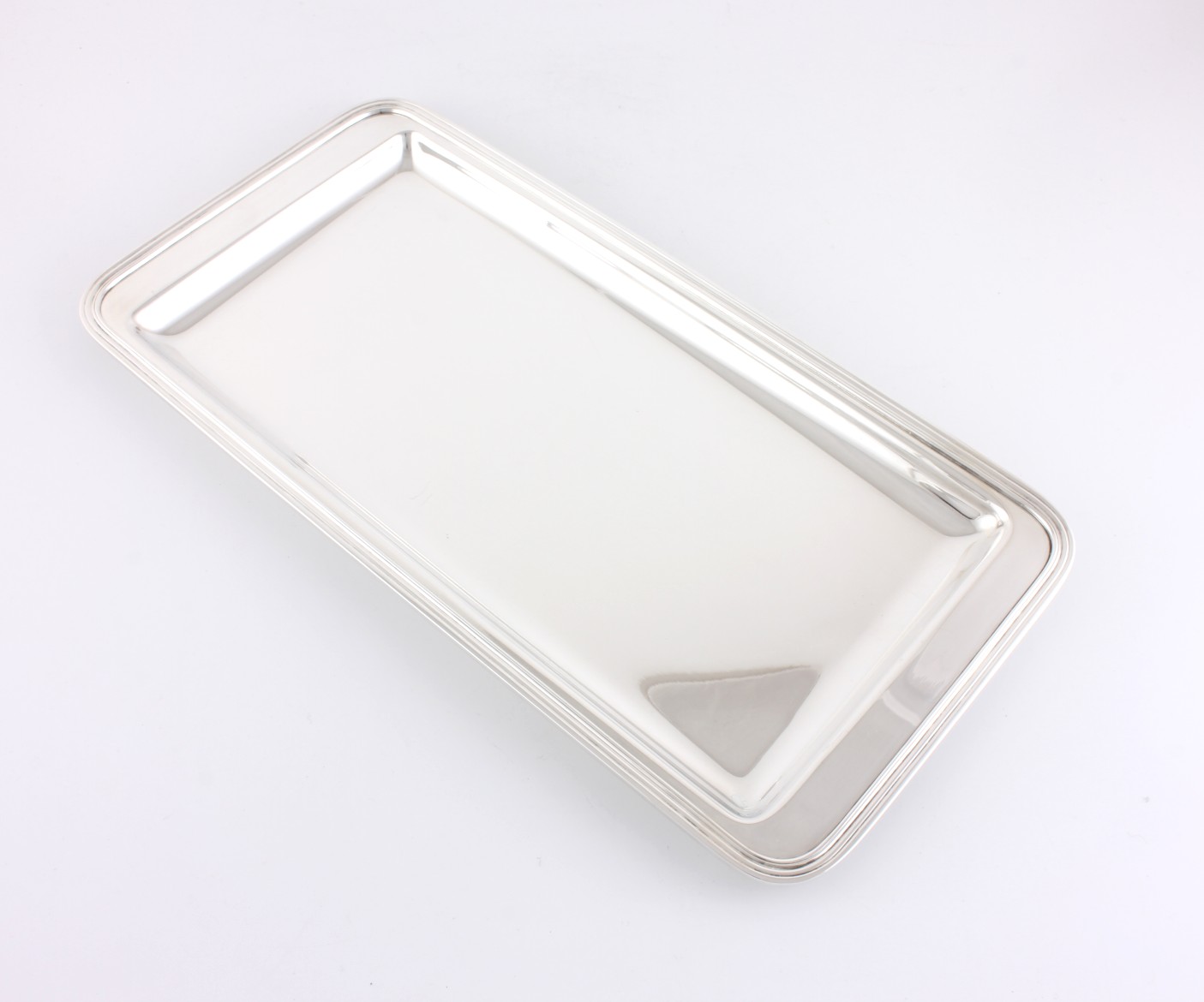 Luxury Silver Plated Puiforcat Cocktail Serving Tray. French Hermes.