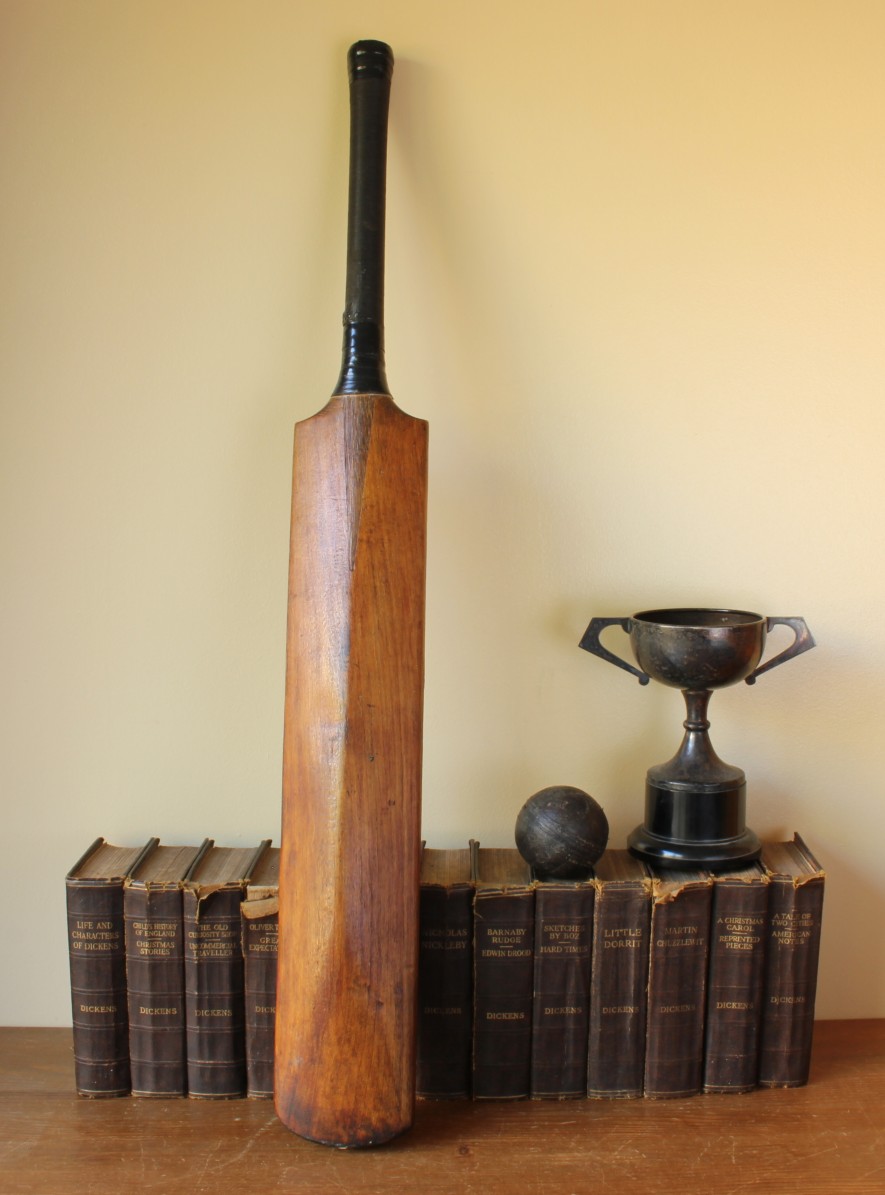 Vintage Quaife & Lilley Cricket Bat. Sport Shop Bar Display.